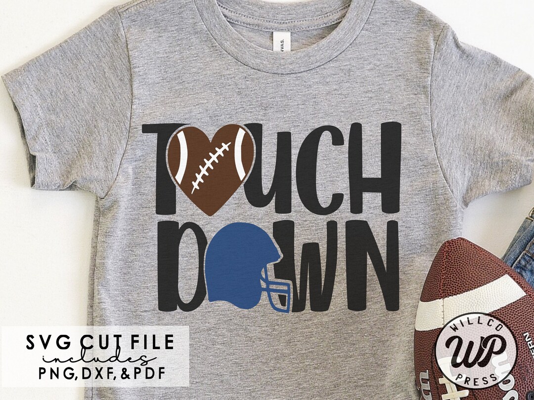 Touchdown Svg, Kids Football Png, Digital Download - Etsy