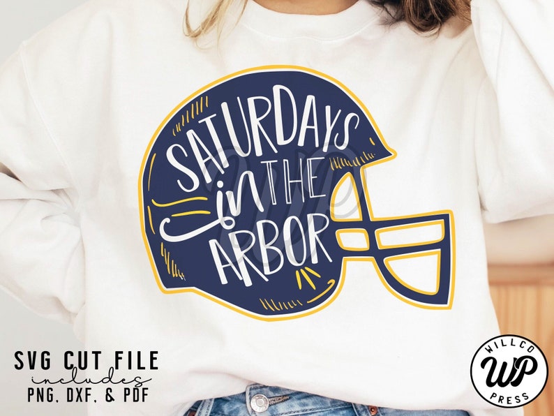 Michigan Football Svg Football Svg Michigan Svg Png Dxf - Etsy