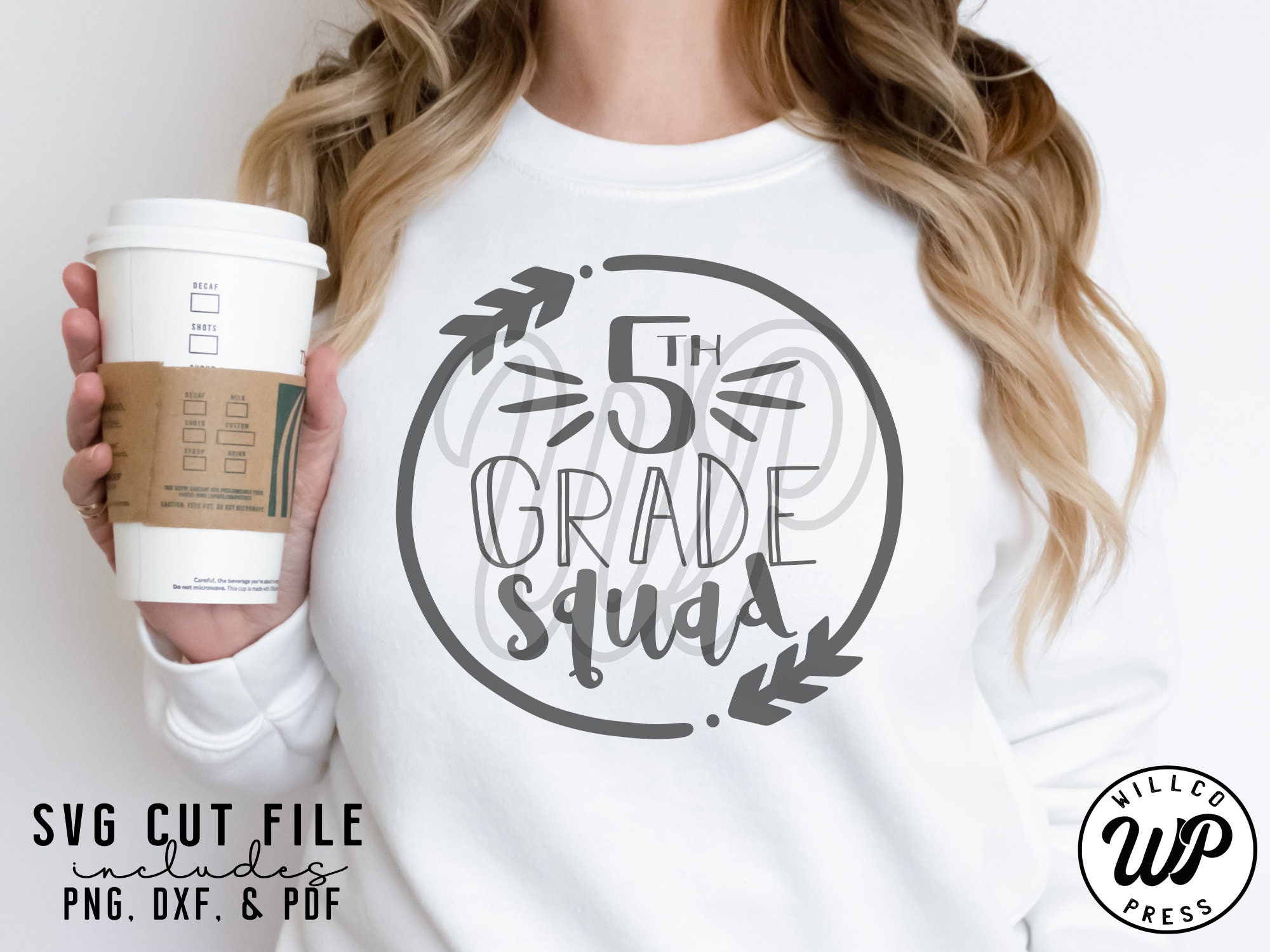 5th Grade Squad Fifth Grade Svg Teacher Svg Png Dxf Svg - Etsy