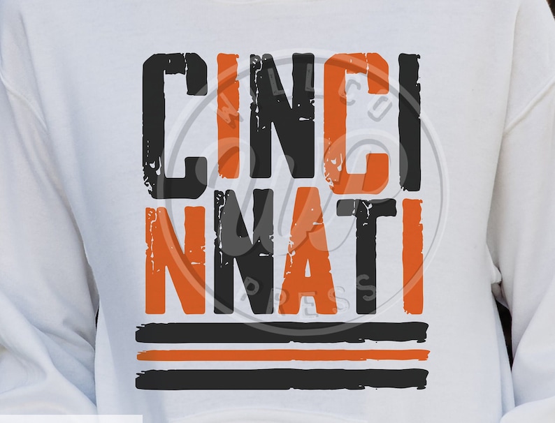 Cincinnati Grunge Svg, Cincy Football Svg, Digitial Download ...