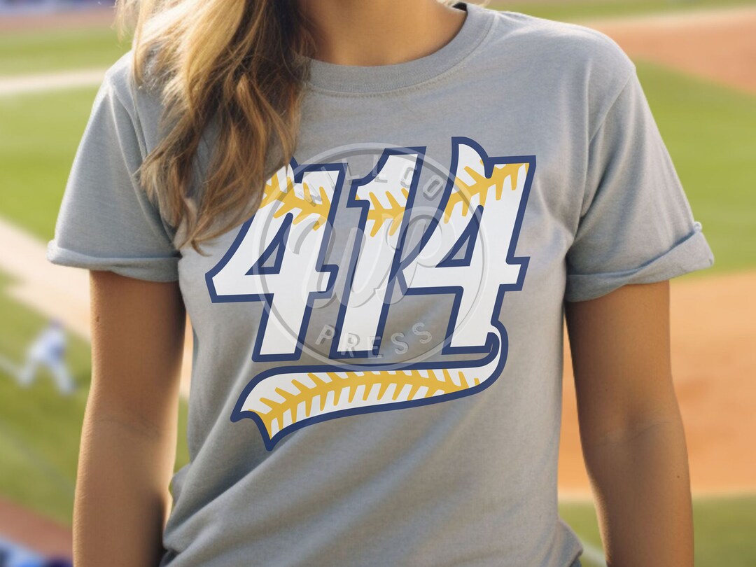 414 Baseball Png, Milwaukee Svg, Dtf Image, Digital Download, Svg Files ...