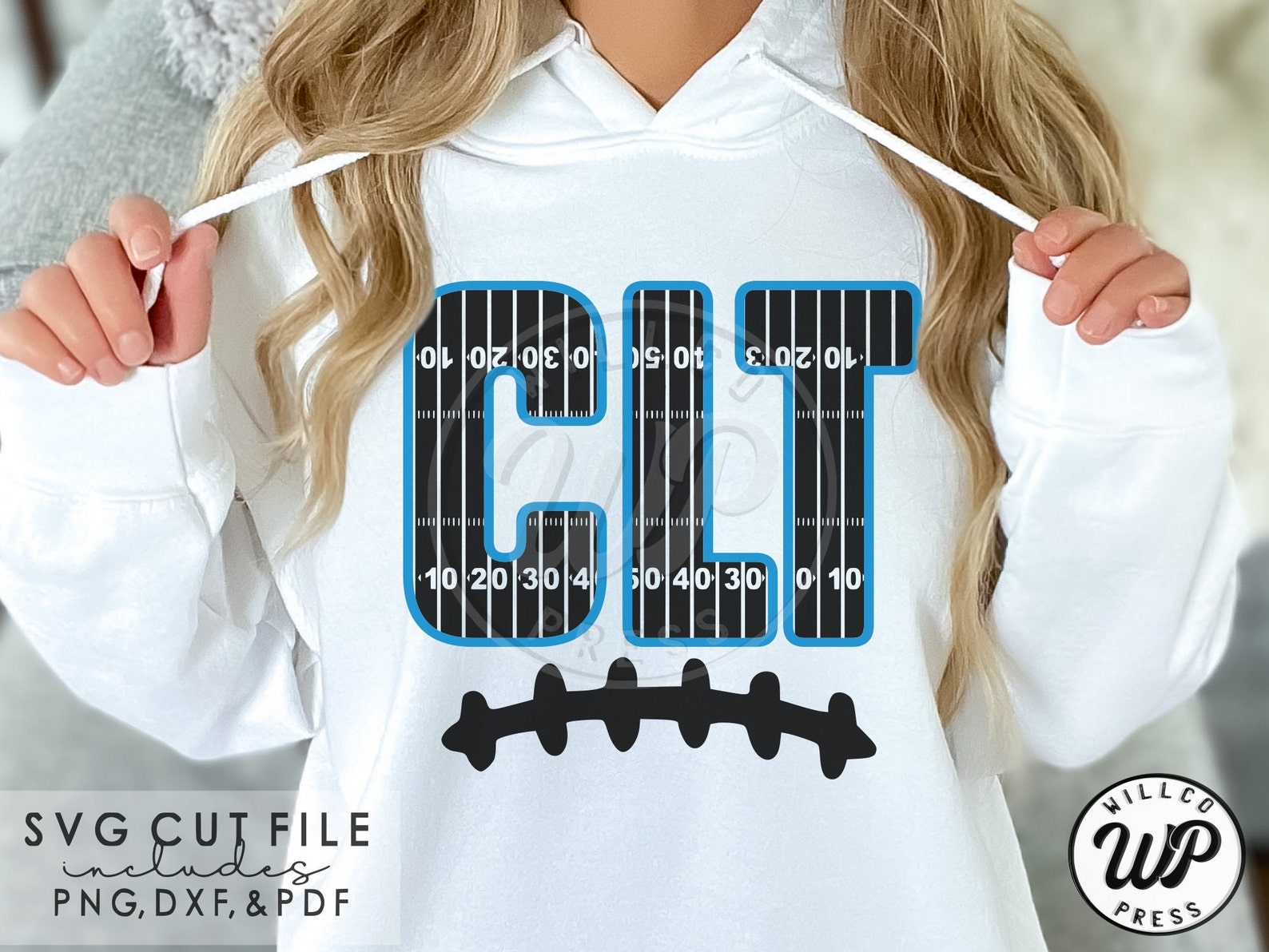 CLT Football Svg Charlotte Svg Airport Code Png Dxf Svg - Etsy