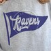 Ravens Pennant Svg, Team Flag Svg, Vintage Football Svg, Digital ...