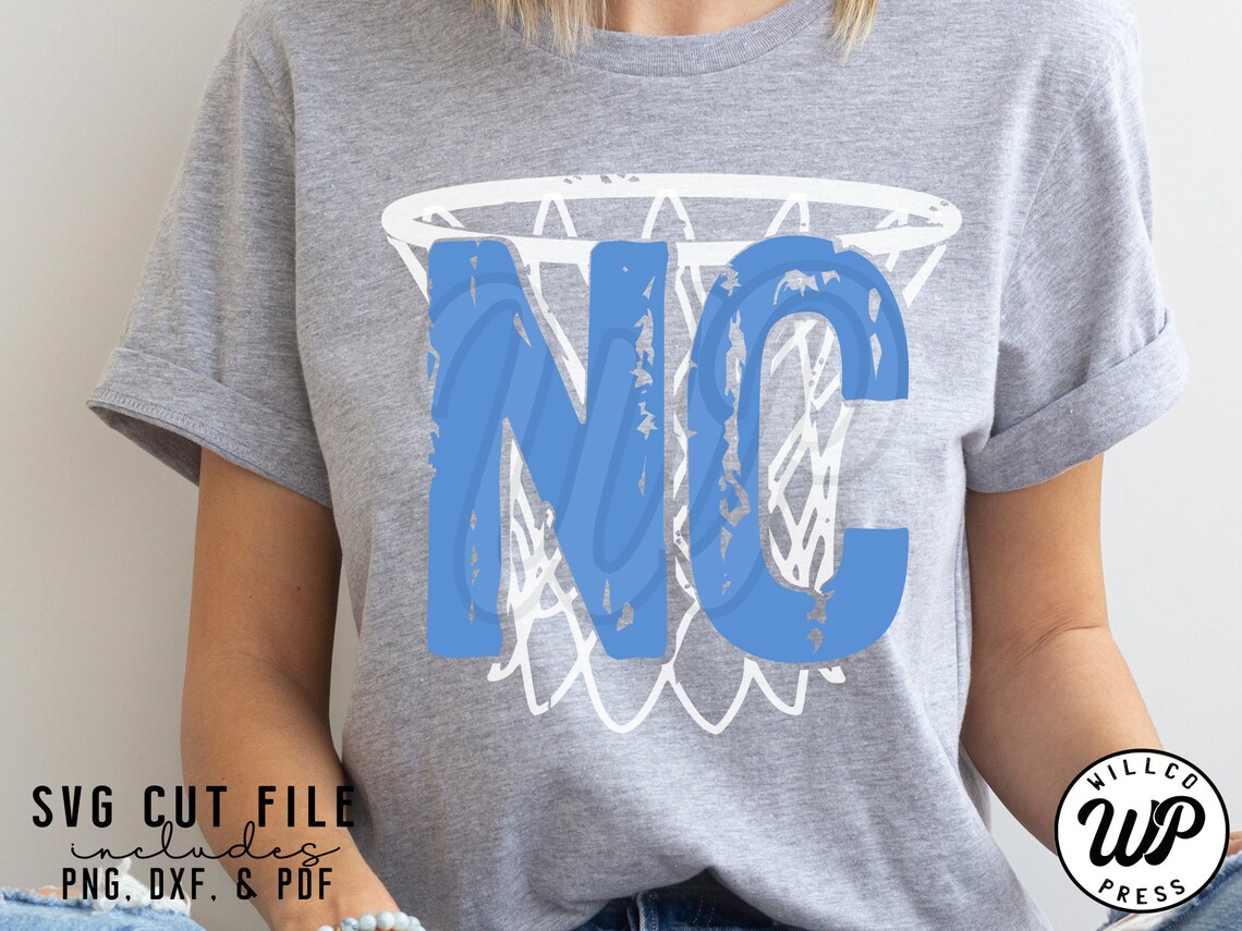 NC Basketball Svg North Carolina Svg Grunge Distressed Png - Etsy
