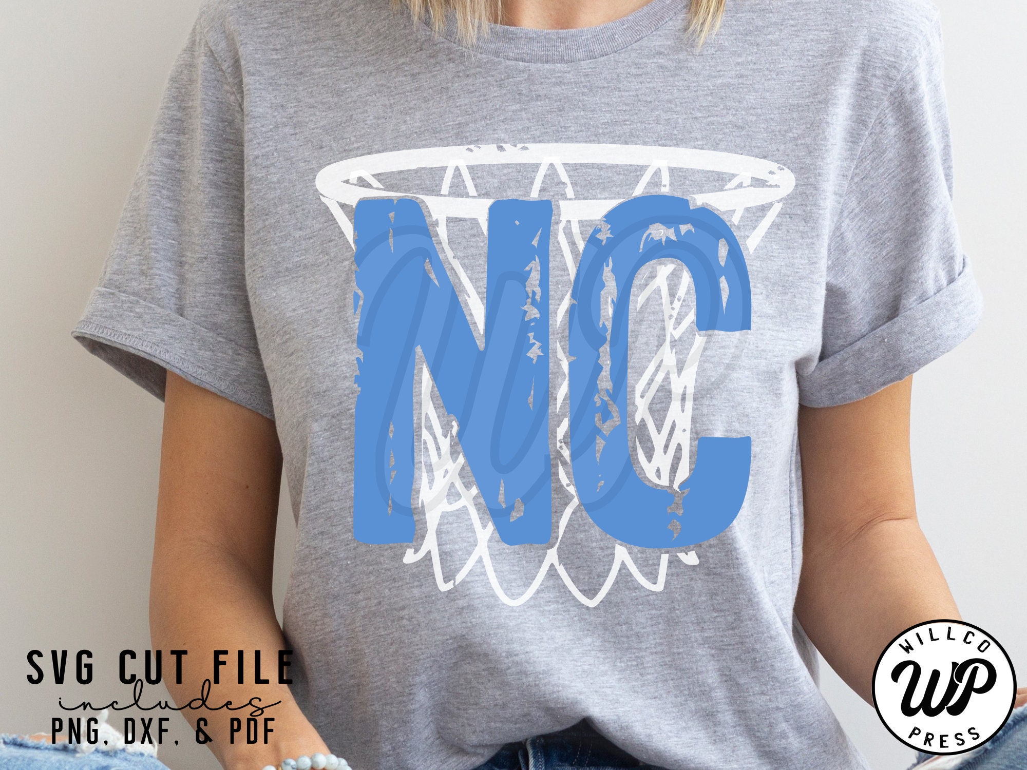 NC Basketball Svg, North Carolina Svg, Grunge Distressed, Png, Dxf, Svg ...