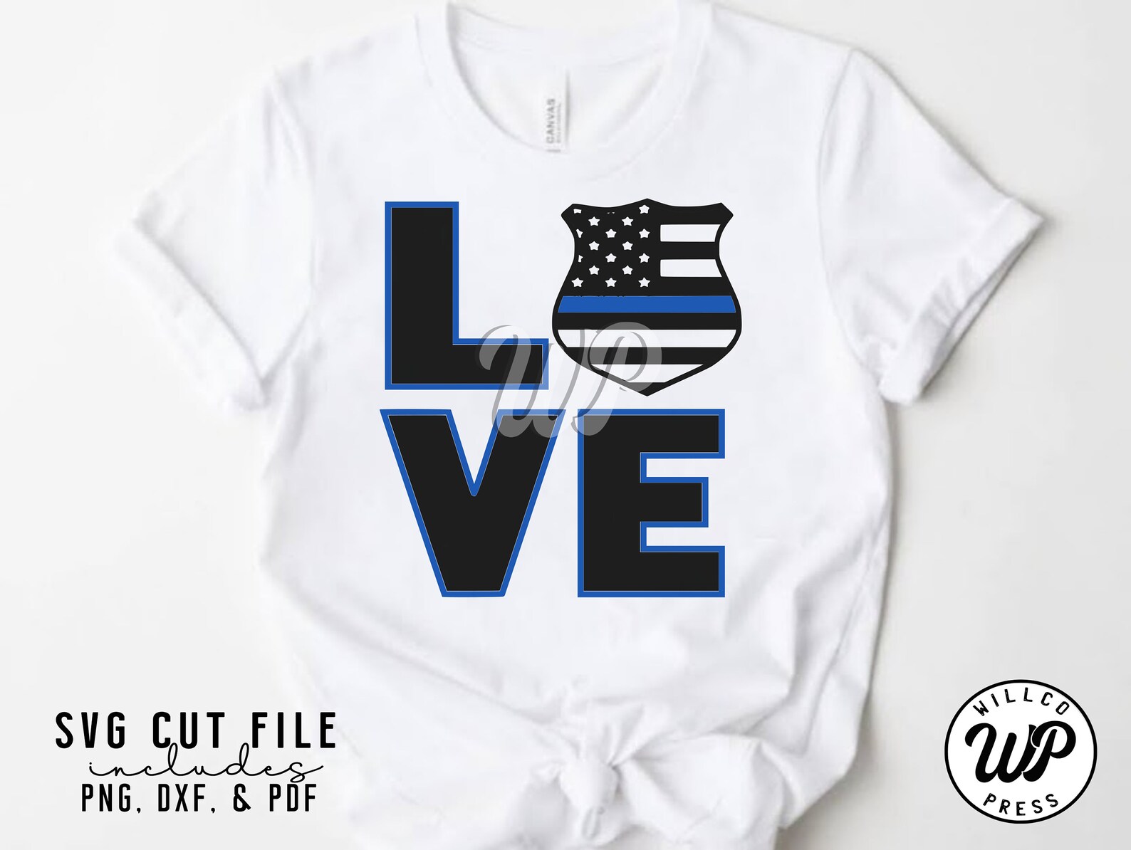 Love Police Svg Thin Blue Line Svg Police Svg Dxf Png - Etsy