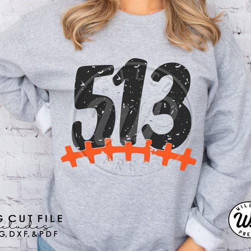 513 Svg Cincinnati Football Svg Files for Cricut Png Dxf - Etsy