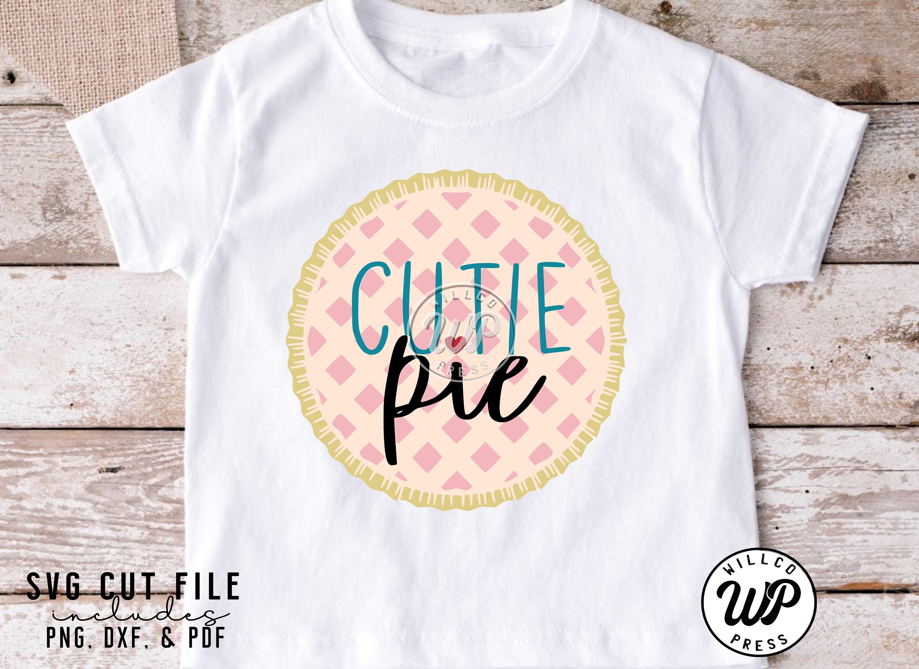Cutie Pie Svg, Girls Cute Svg, Png, Dxf, Svg Files for Cricut, Clipart ...