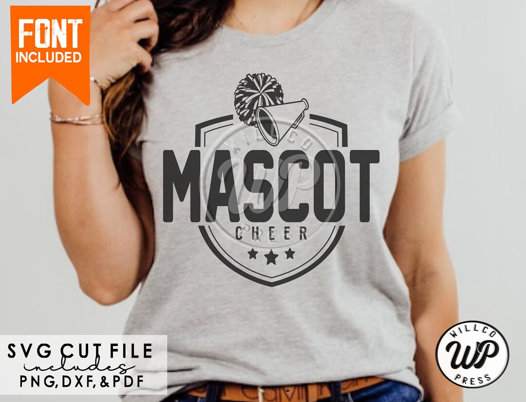 Cheer Template, Custom Svg, Team Mascot, Instant Download, Svg Files ...