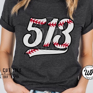 513 Baseball Png, Cincinnati Svg, Cincy Area Code, Sublimination, Dtf Printing, Heat Transfer ...