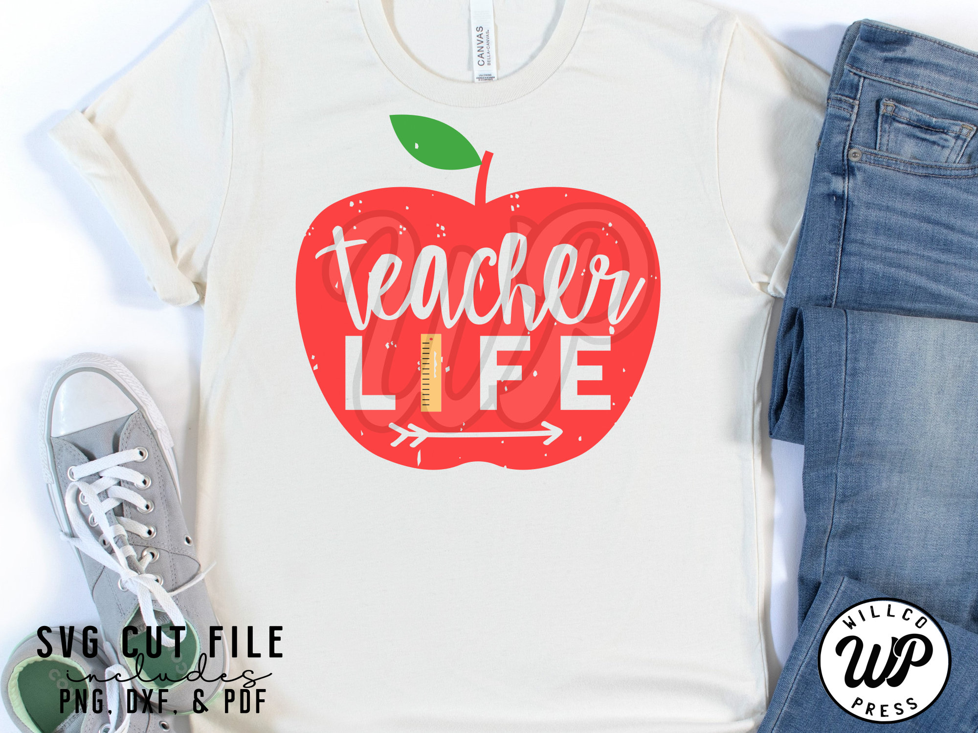 Teacher Life Svg Appreciation Week Png Dxf Svg Files for - Etsy