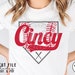 Cincy Baseball Svg, Cincinnati Svg, Png, Dxf, Svg Files for Cricut ...
