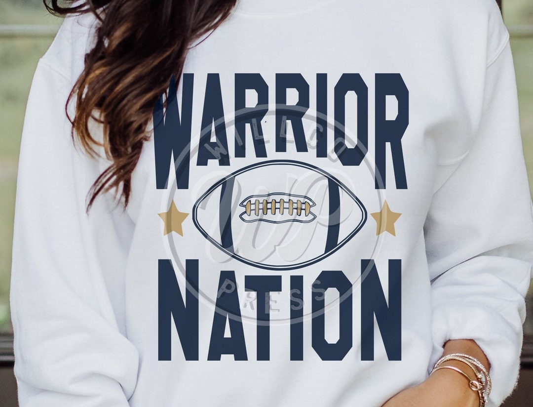 Warrior Nation Svg, Warriors Football, School Team Mascots, Png, Dxf ...