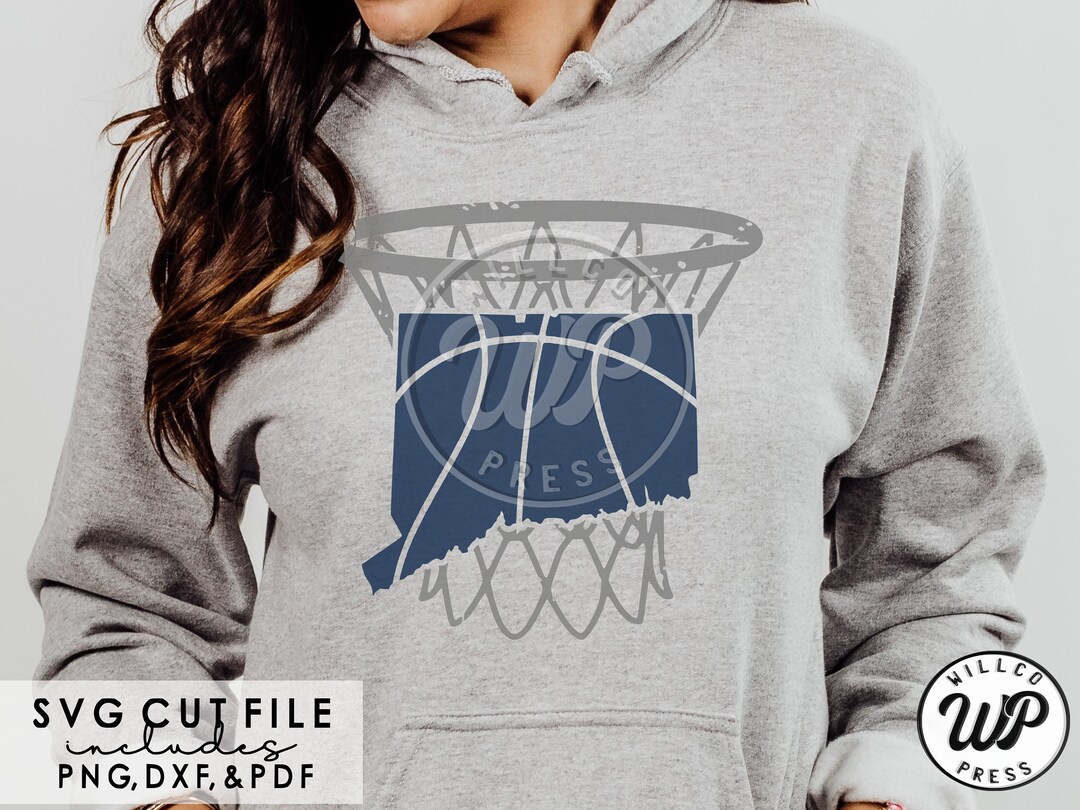 CT Basketball Svg, Conneticut Svg, Dxf, Svg Files for Cricut, Vinyl Cut ...