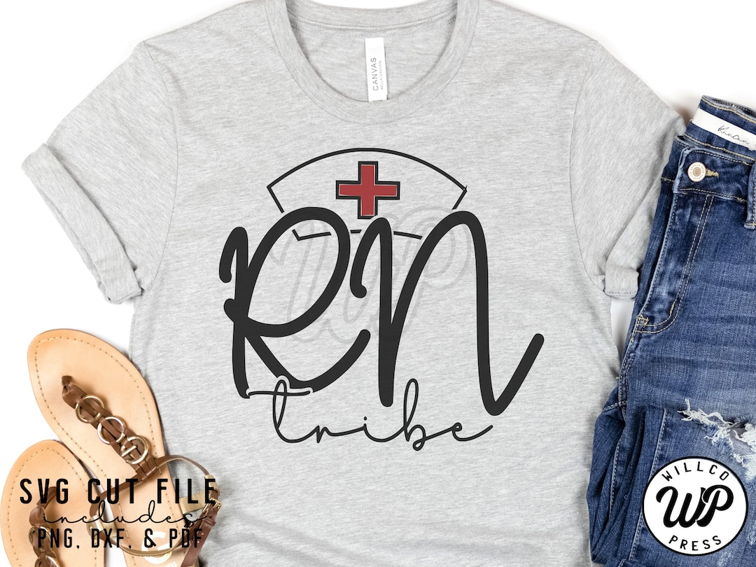 RN Tribe Svg, Nurse, Nursing, Png, Dxf, Svg Files for Cricut ...