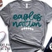 Eagles Nation Svg Eagles Football Png Dxf Svg Files for - Etsy