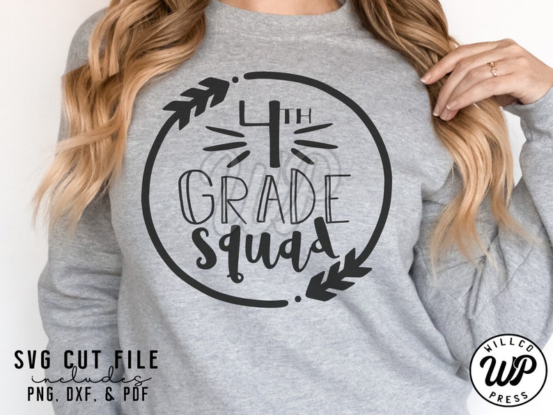 Teacher Svg Fourth Grade Teacher Svg 4th Grade Svg Teacher - Etsy