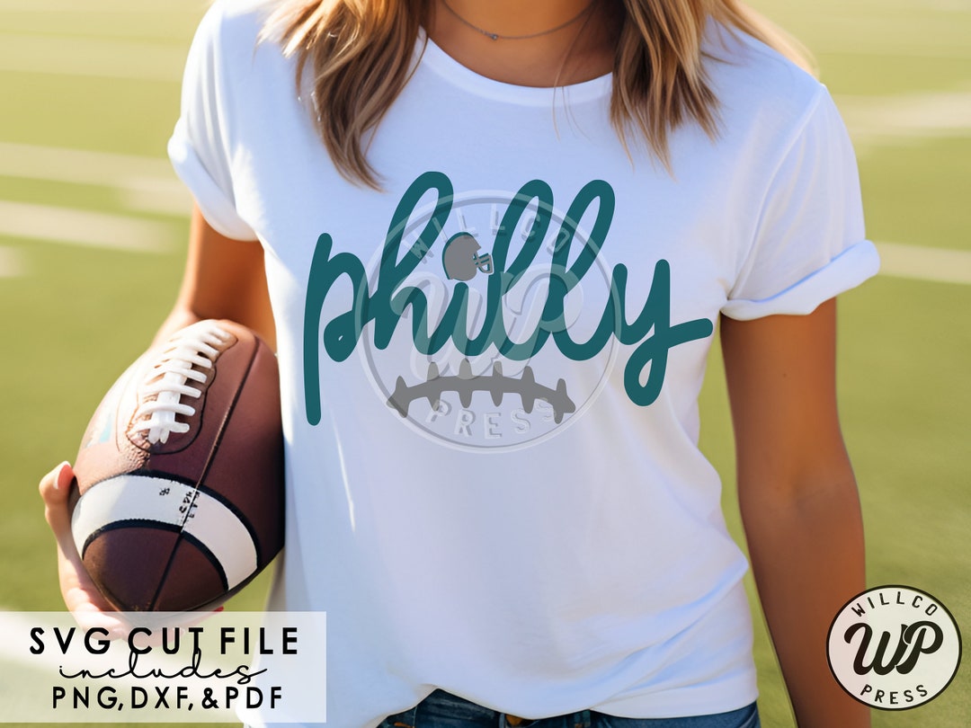 Philly Football Svg, Philadelphia Svgs, Svg Files for Cricut, Dxf, Png ...