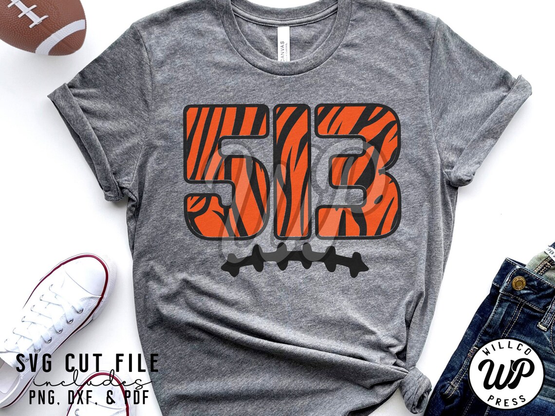 513 Svg Cincinnati Football Svg Files for Cricut Png Dxf - Etsy