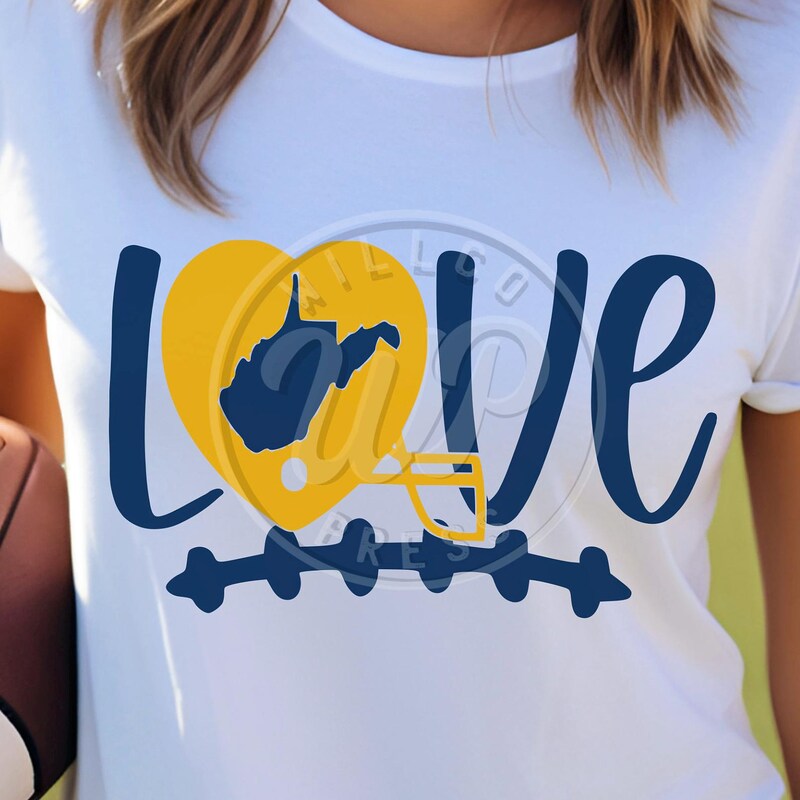West Virginia Heart - Etsy