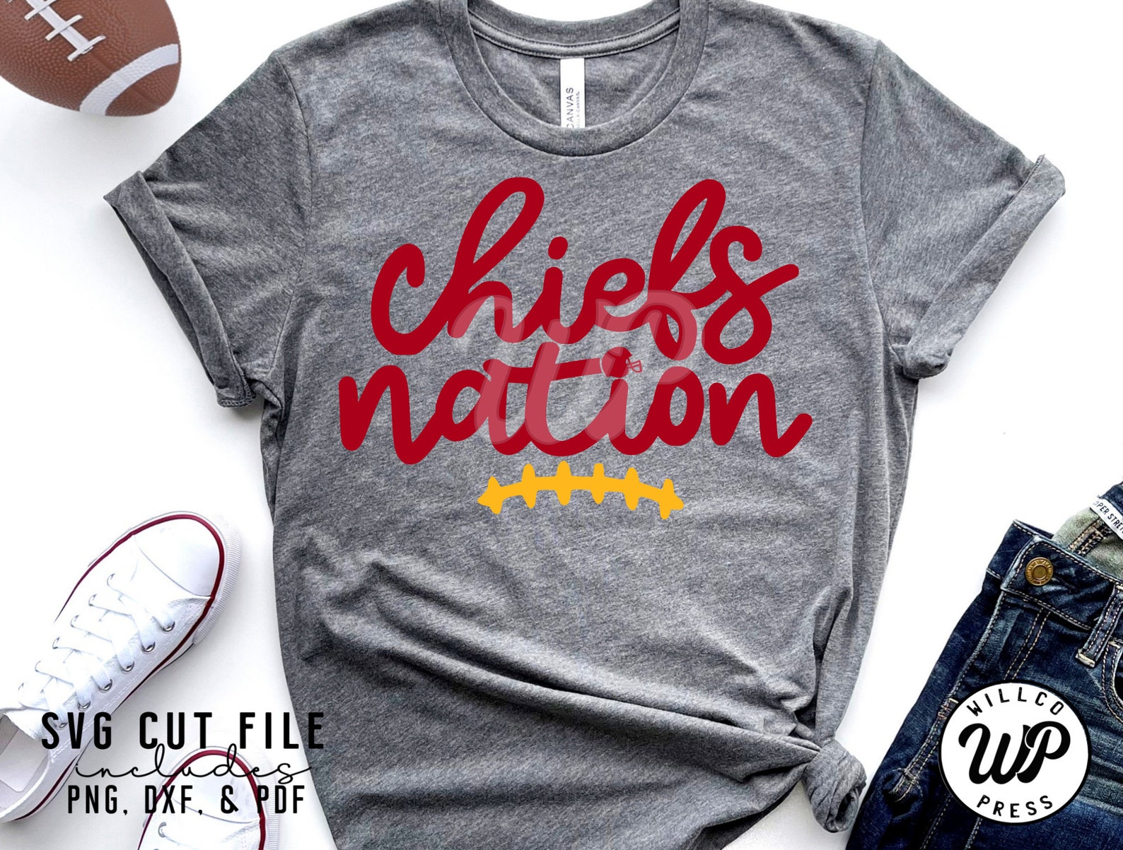 Chiefs Nation Svg Chiefs Football Png Dxf Svg Files for - Etsy