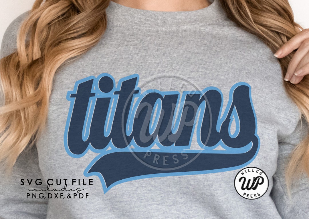 Titans Retro Svg Svg Files for Cricut Dxf Png - Etsy