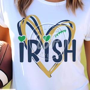 Irish Svg, Football Svg, Png, Dxf, Svg Files for Cricut, Fighting Irish ...