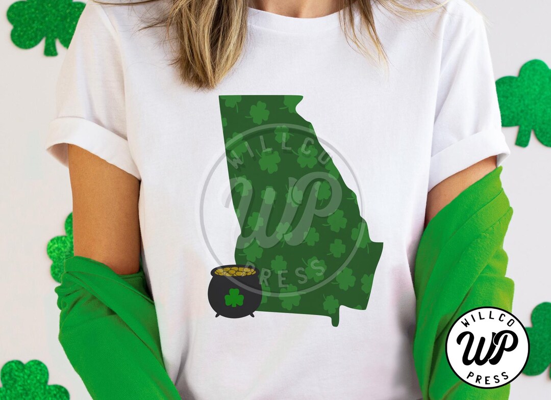 Georgia Shamrock PNG | St. Patrick’s Day SVG | Georgia Clipart ...
