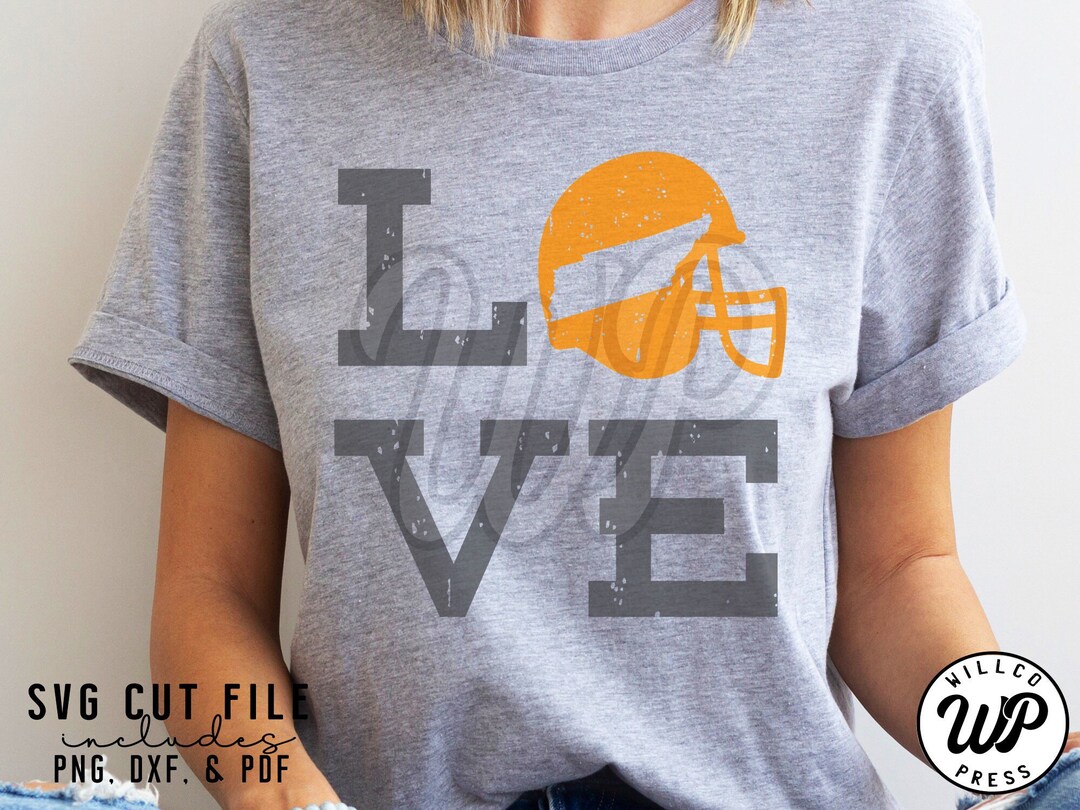 LOVE Tennessee Svg, Football Svg, Grunge Distressed, Png, Dxf, Svg ...
