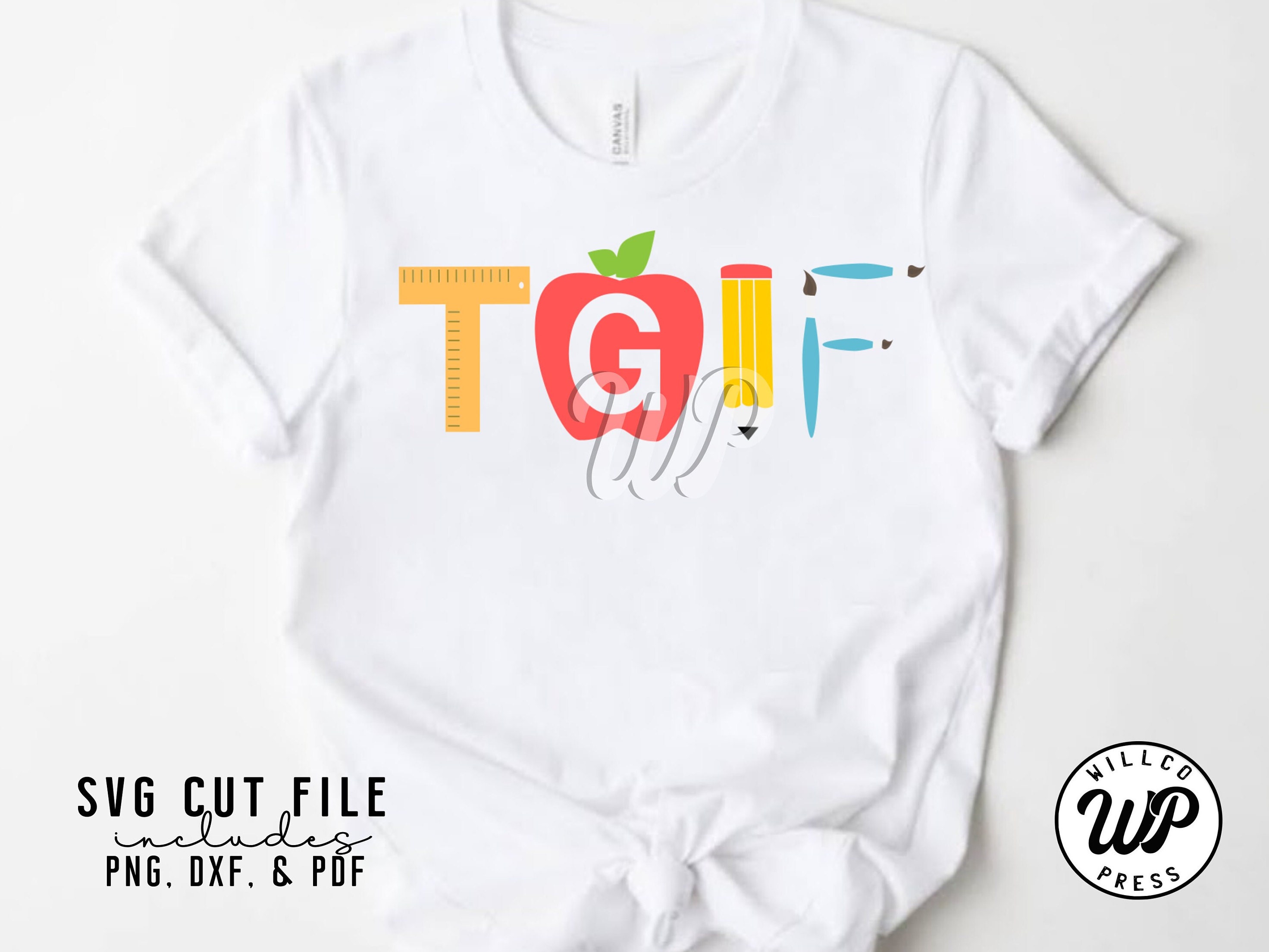 TGIF Svg Teacher TGIF Svg Png Dxf Svg Files for Cricut | Etsy Canada