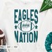 Eagles Nation Svg, Football Clipart, Transparent Png, Dtf Printing, Dxf ...