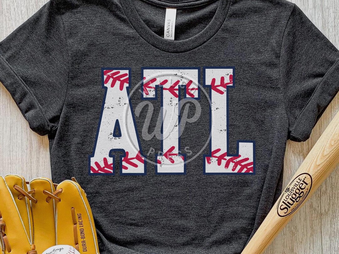ATL Baseball Png, Atlanta Svg, Digital Download, Transparent Png, Dtf ...