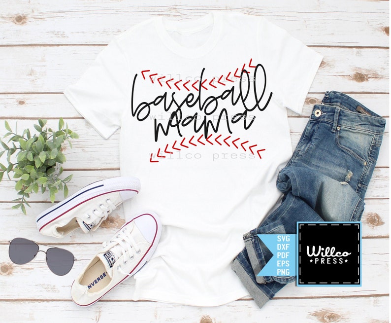 Baseball Mama Svg Baseball Mom Png Dxf Svg Files for - Etsy