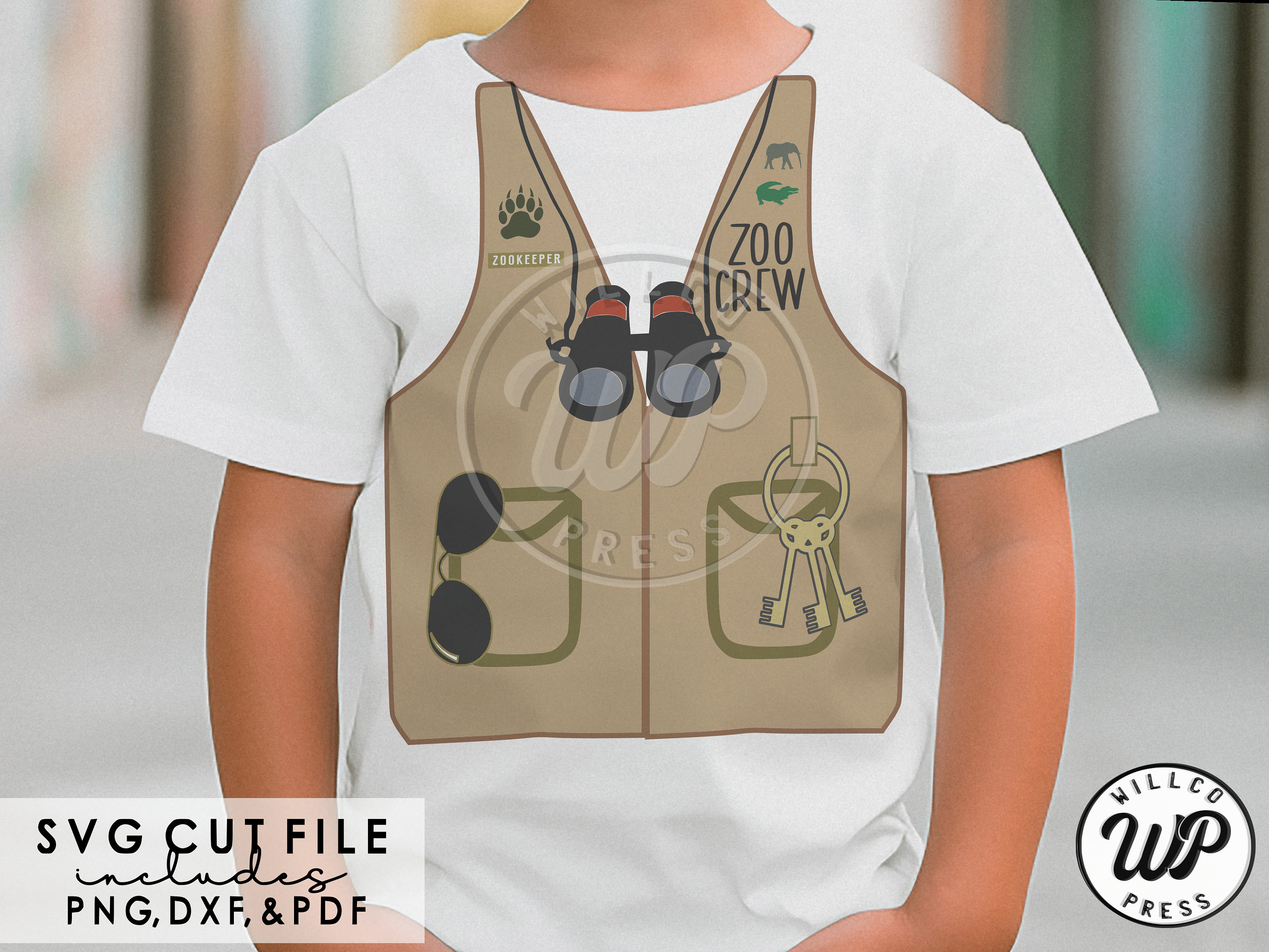 Zoo Crew Svg, Zookeeper Vest, Safari Party, Costume, Png, Dxf, Svg ...
