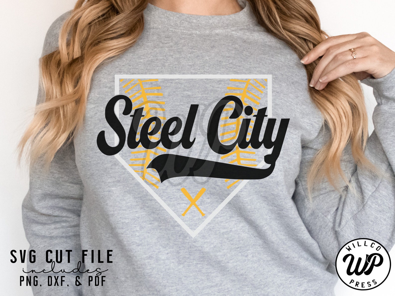Steel City Baseball, Pittsburgh Svg, Png, Dxf, Svg Files for Cricut ...