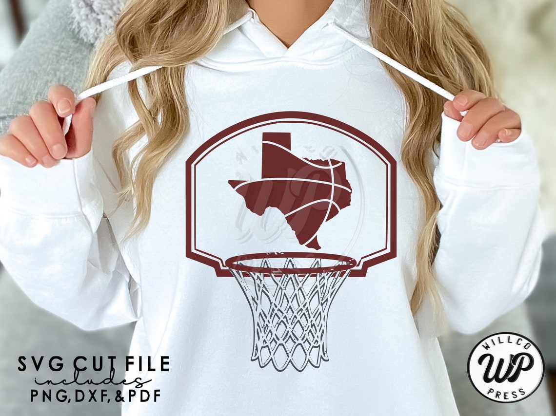 Texas Basketball Svg, State Silouhette, Clipart, Grunge Distressed, Png ...