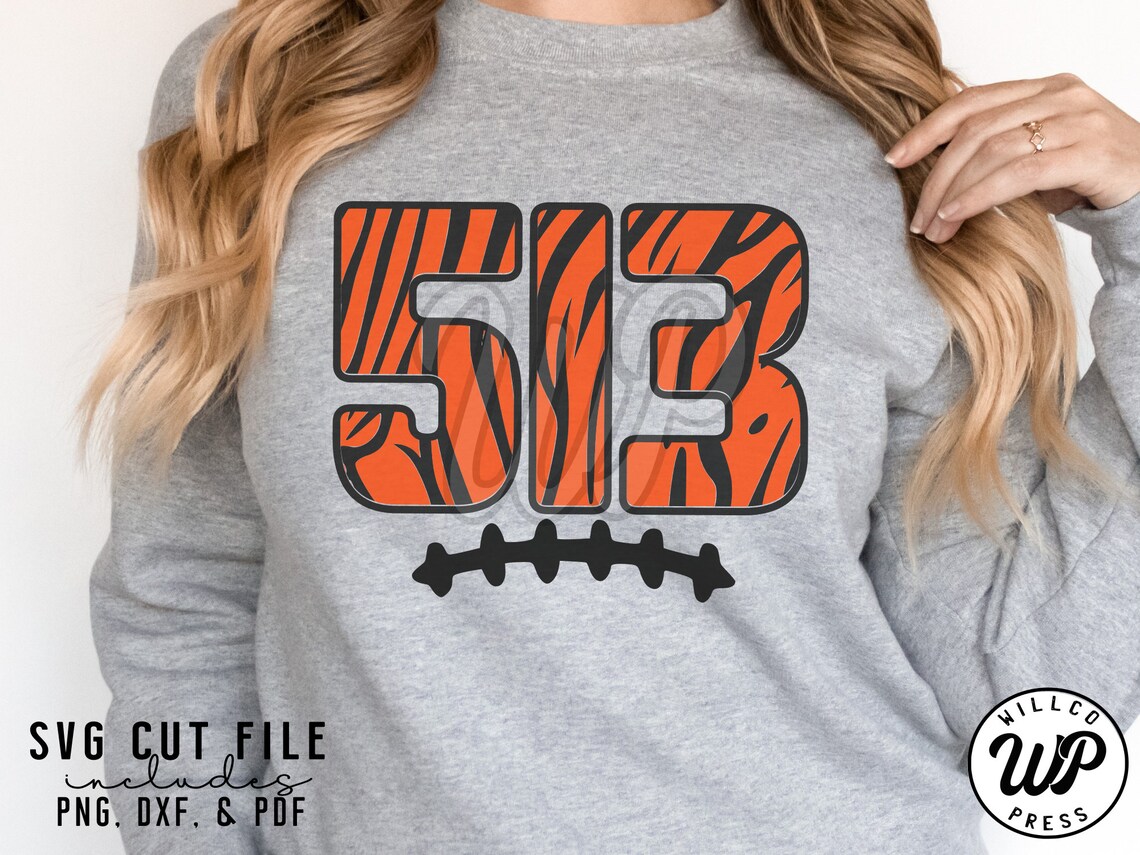 513 Svg Cincinnati Football Svg Files for Cricut Png Dxf | Etsy