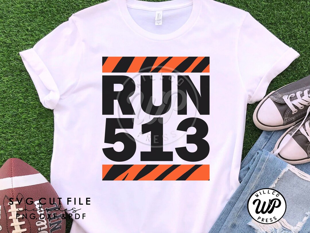 RUN 513 Svg, Cincinnati Svg, Png, Dxf, Svg Files for Cricut ...