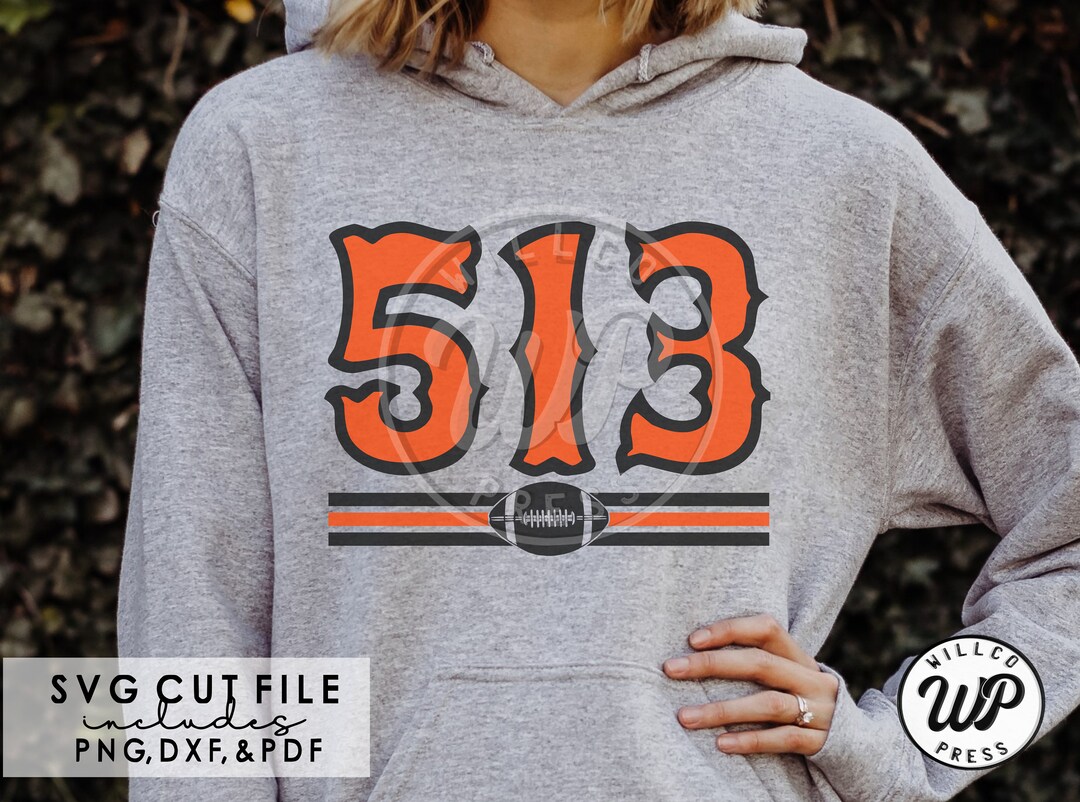 Cincinnati Area Code, 513 Football Shirts, Digital Download ...