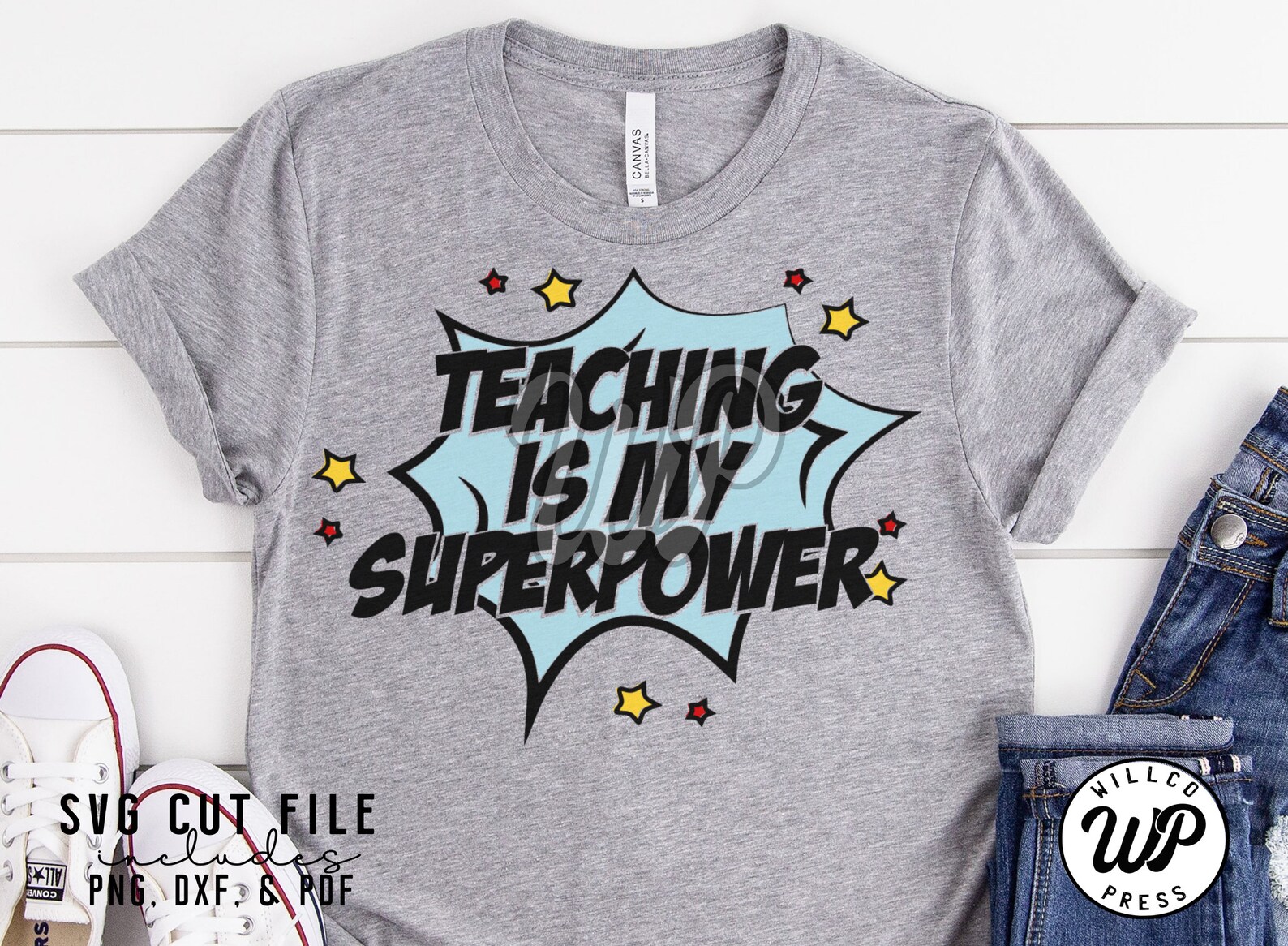 Teaching is My Superpower Svg Teacher Svg Superhero Spirit - Etsy