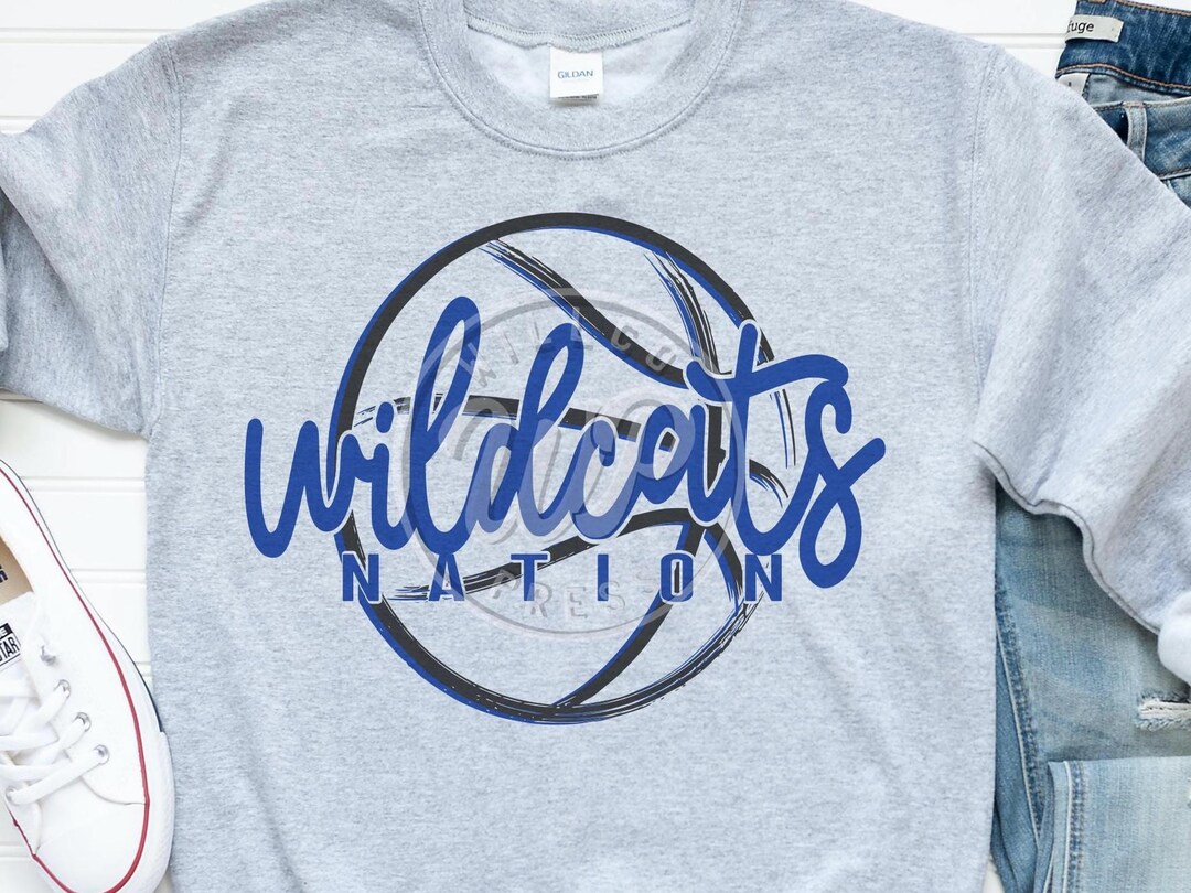Wildcats Nation Svg, Basketball Svg, Png, Dxf, Svg Files for Cricut ...