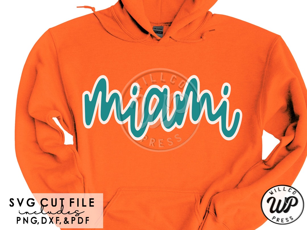Miami Script Svg, Miami Svgs, Sublimination, Svg Files for Cricut, Dxf ...