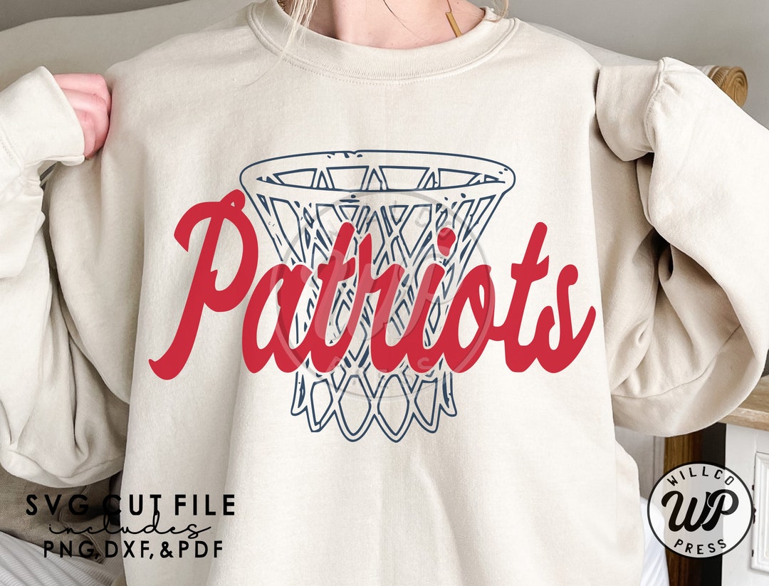 Patriots Basketball, Patriots Net Svg, Grunge Distressed, Png, Dxf, Svg ...