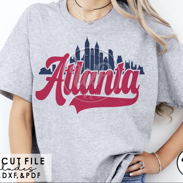 Atlanta Skyline - Etsy