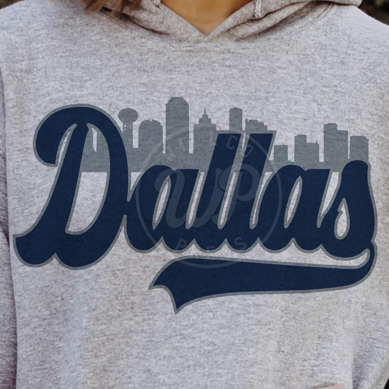 Dallas Skyline Png - Etsy