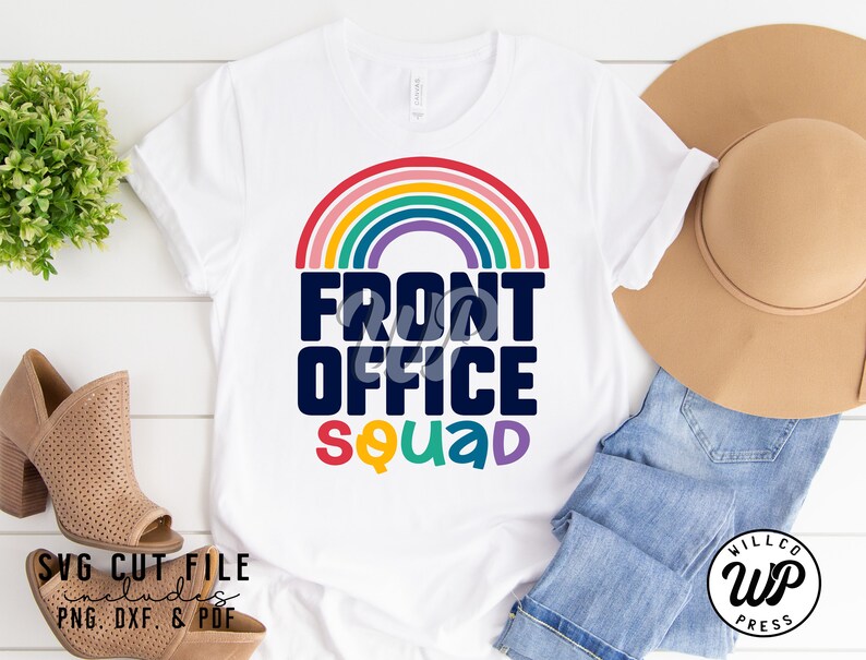Front Office Squad Svg School Office Worker Teacher Teams - Etsy