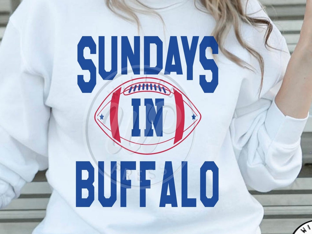 Sundays in Buffalo, Football Svg, Png, Dxf, Svg Files for Cricut ...