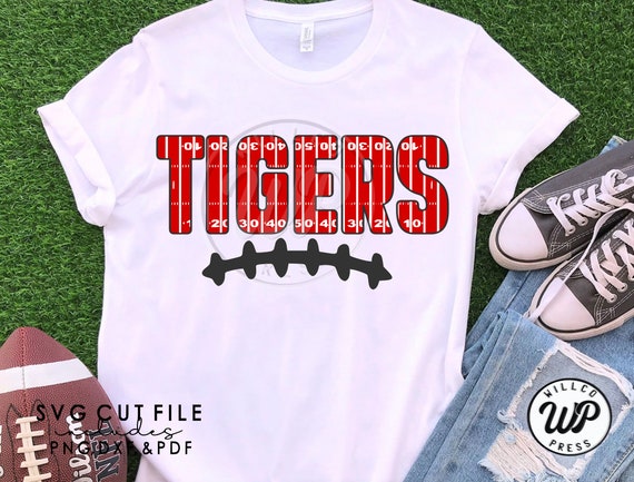 Tigers Svg Football Svg Png Dxf Svg Files for Cricut - Etsy