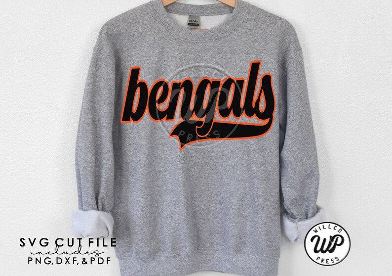 Bengals Retro Svg Svg Files for Cricut Dxf Png - Etsy