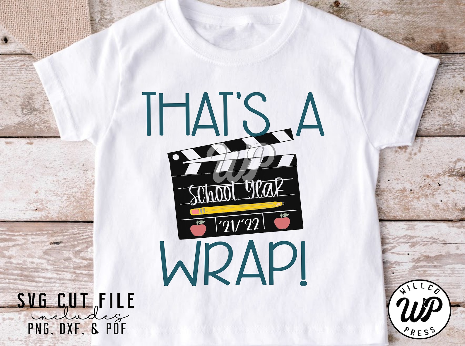 That's a Wrap Svg End of Year Svg School Year Teacher - Etsy
